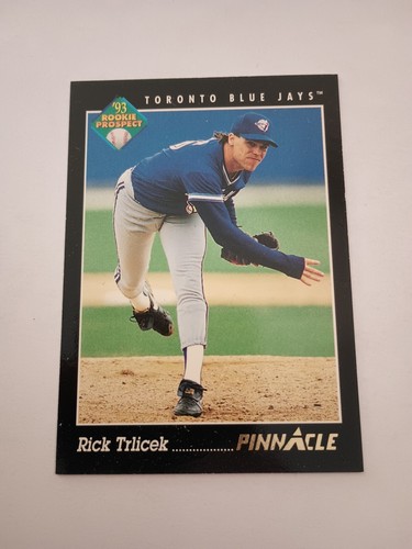 1993 Pinnacle #284 RICK TRLICEK Toronto Blue Jays PROSPECT ROOKIE CARD ...