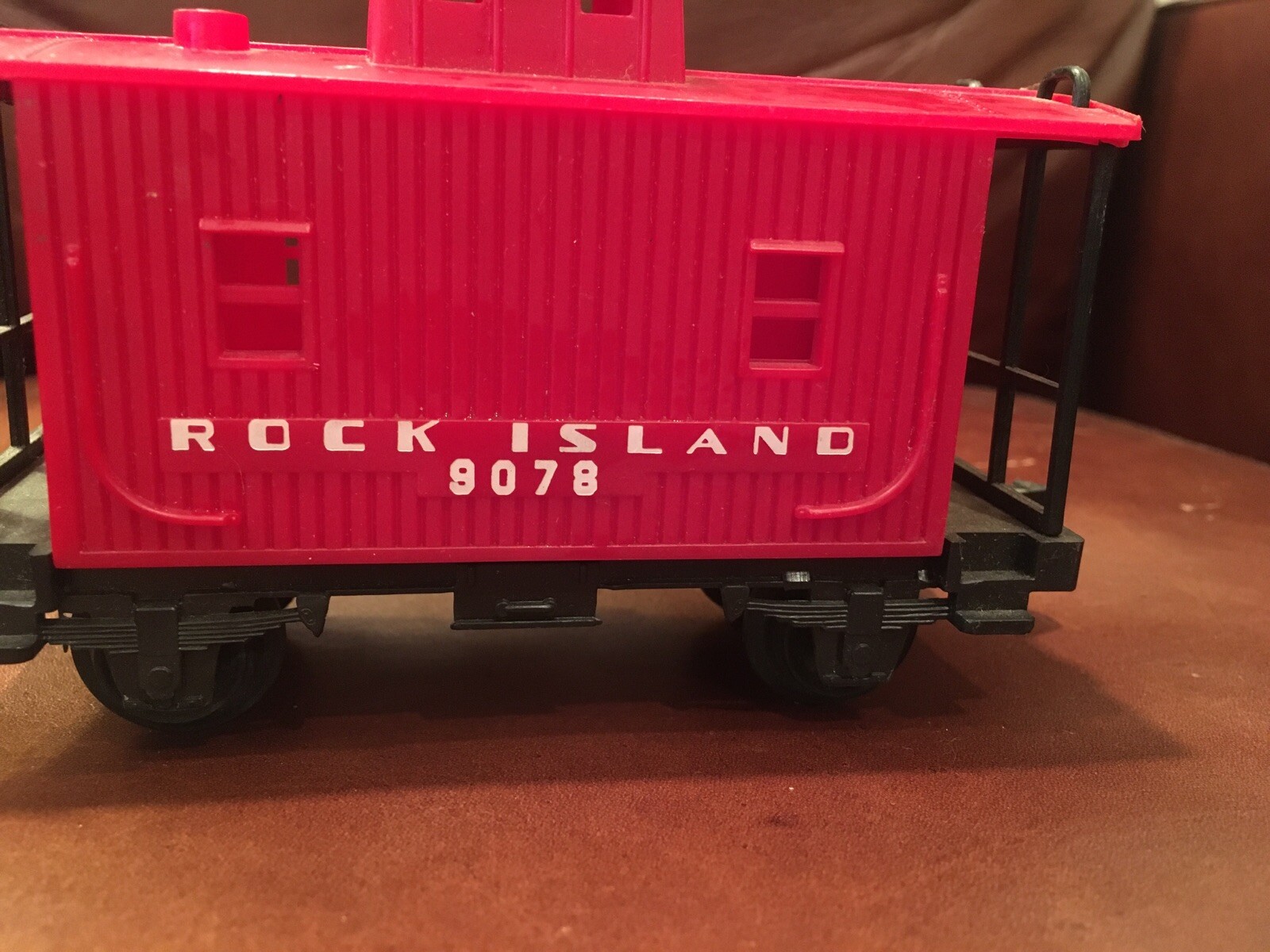 Lionel Trains 6-9078 Rock Island Bobber Caboose 1976-1978 O MPC Red RI ...