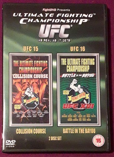 UFC Ultimate Fighting Championship 15 & 16 MMA Mixed Martial Arts 2 ...