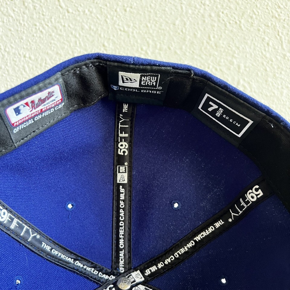 Los Angeles Dodgers LA Blue New Era 59FIFTY Fitted 7 5/8 Cap Hat Cool ...