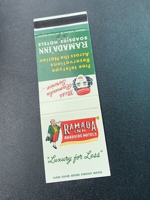 Vintage Matchbook: “Ramada Inn - Roadside Hotels” | eBay