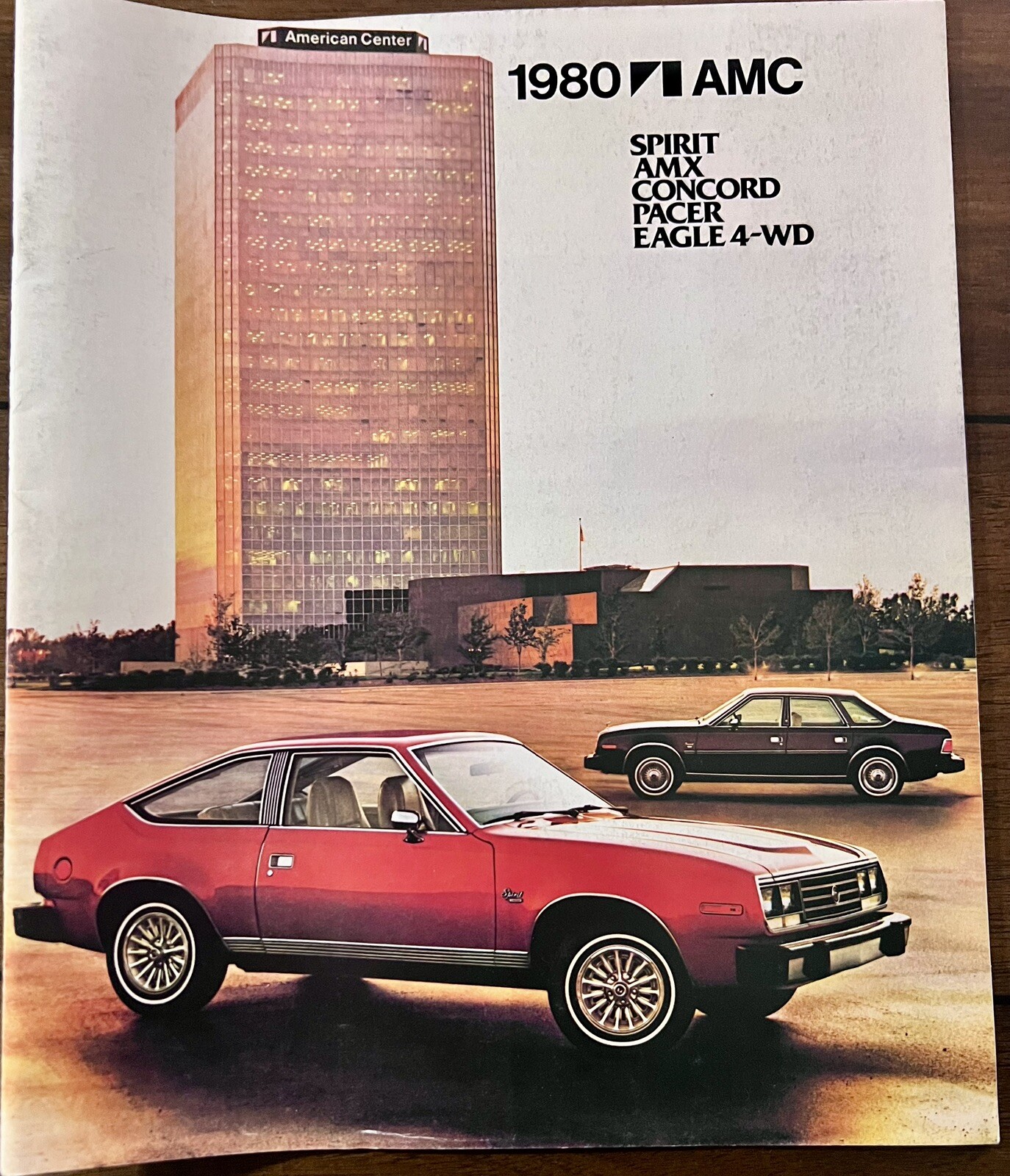 1980 AMC Factory Sales Brochure. Spirt, Amx, Concord, Pacer, Eagle | eBay