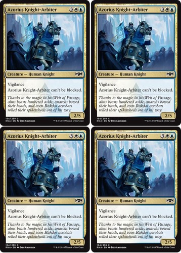 MTG - 4x AZORIUS KNIGHT-ARBITER - Ravnica Allegiance (C) | eBay