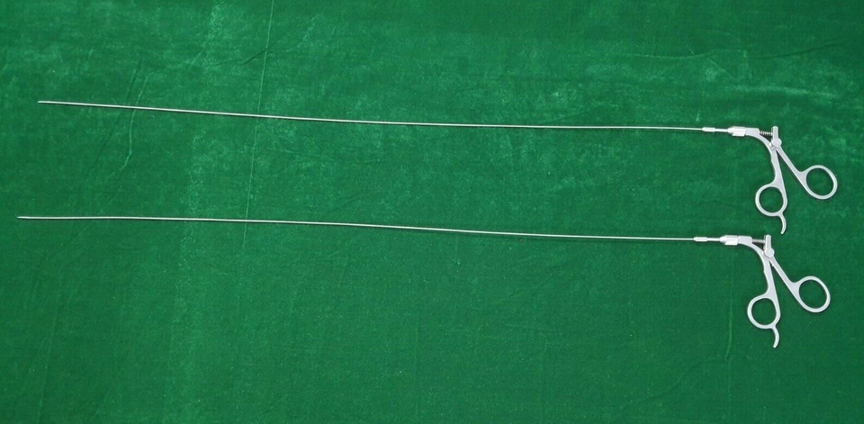 2pc Hysteroscopy Flexible Scissor 5FR 40cm Urology Reusable Surgical ...