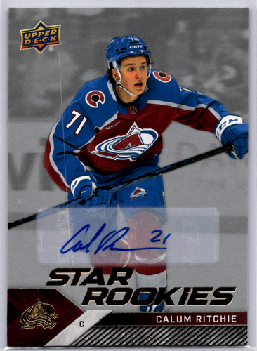 2024-25 UD Star Rookies #20 Calum Ritchie Autograph | eBay