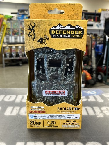 Browning Defender Pro Scout Max HD Cellular AT&T-Verizon Game Camera ...