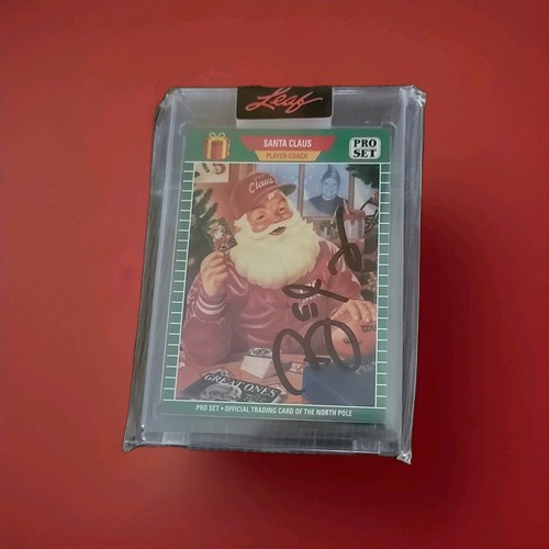 🎅1989 Pro Set Promos #1989 Santa Claus BRIAN GREY LEAF CEO Chase Card ...