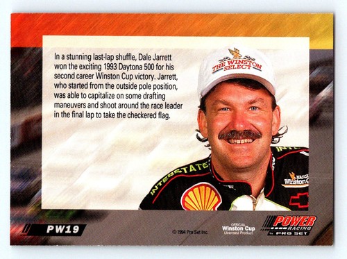 1994 Power #PW19 Dale Jarrett Gold Cup '94 | eBay