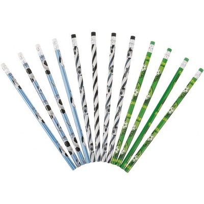 Crayons de dessin sur le thème du Football, 12 pièces, petits crayons ...