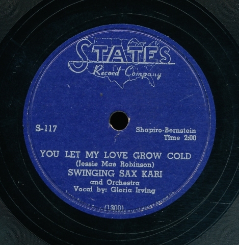 pc78-R&B-States 117-Swingin' Sax Kari- RARE | eBay