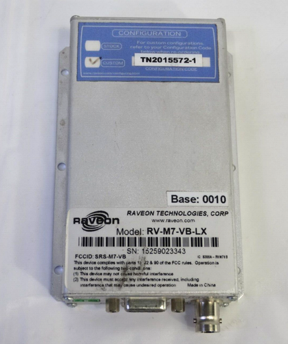 Raveon Radio Data Wireless UHF Modem, Model RV-M7-VB-LX, For Parts ...