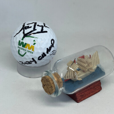 Nick Taylor signed Waste Management Logo Golf Ball JSA COA PGA Auto ...