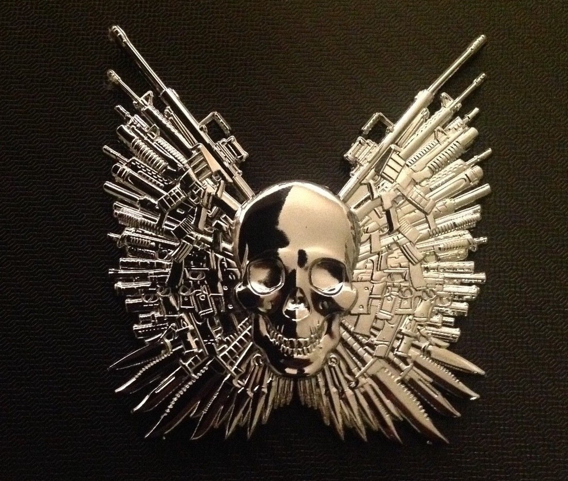The Expendables Logo Skull