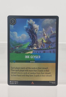 Disney Lorcana Ink Geyser 119/204 Cold Foil Archazia's Island Rare | eBay