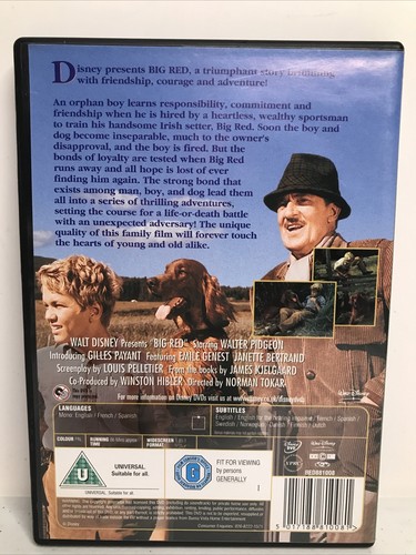 Big Red (DVD) [Region 2] PAL | eBay