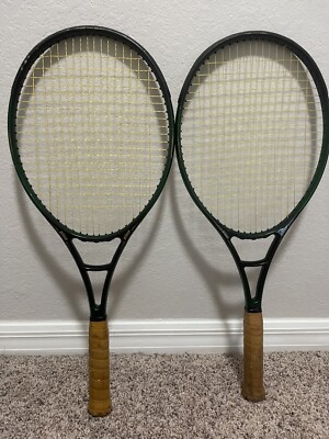 Prince Graphite II Oversize Green Black Tennis Racquet 4 5/8 No. 5- Lot ...