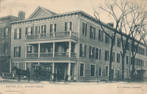 DOVER NJ - Mansion House Tuck Postcard - udb | eBay