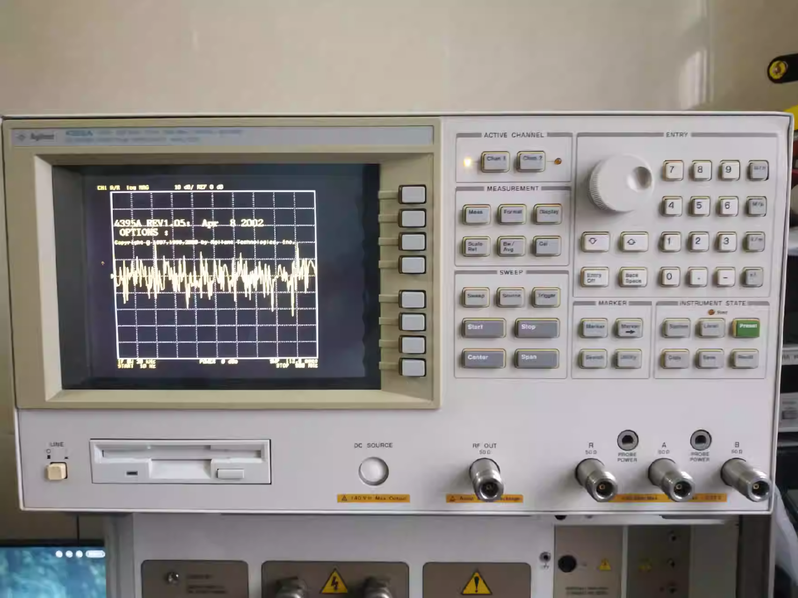 HP Agilent - Keysight 4395A 10Hz-500MHz RF Network Spectrum Impedance ...