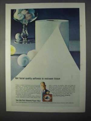 1966 Fort Howard Paper Ad - Facial Quality Softness | eBay