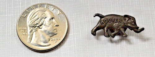 1932 Vintage HERBERT HOOVER ELEPHANT Presidential Campaign Studback ...
