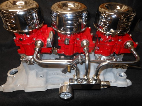 VINTAGE SPEED'S ROCHESTER 2G TRI POWER HOT ROD RAT OFFY (BARON RED) | eBay