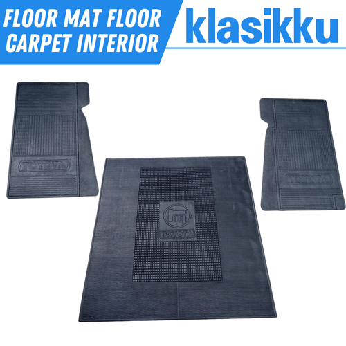 FIT TOYOTA FJ40 BJ40 LAND CRUISER FLOOR MAT CARPET INTERIOR RUBBER Set ...