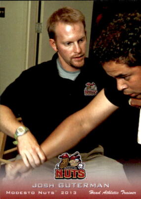 2013 Modesto Nuts Grandstand #14 Josh Guterman Linfield College ...