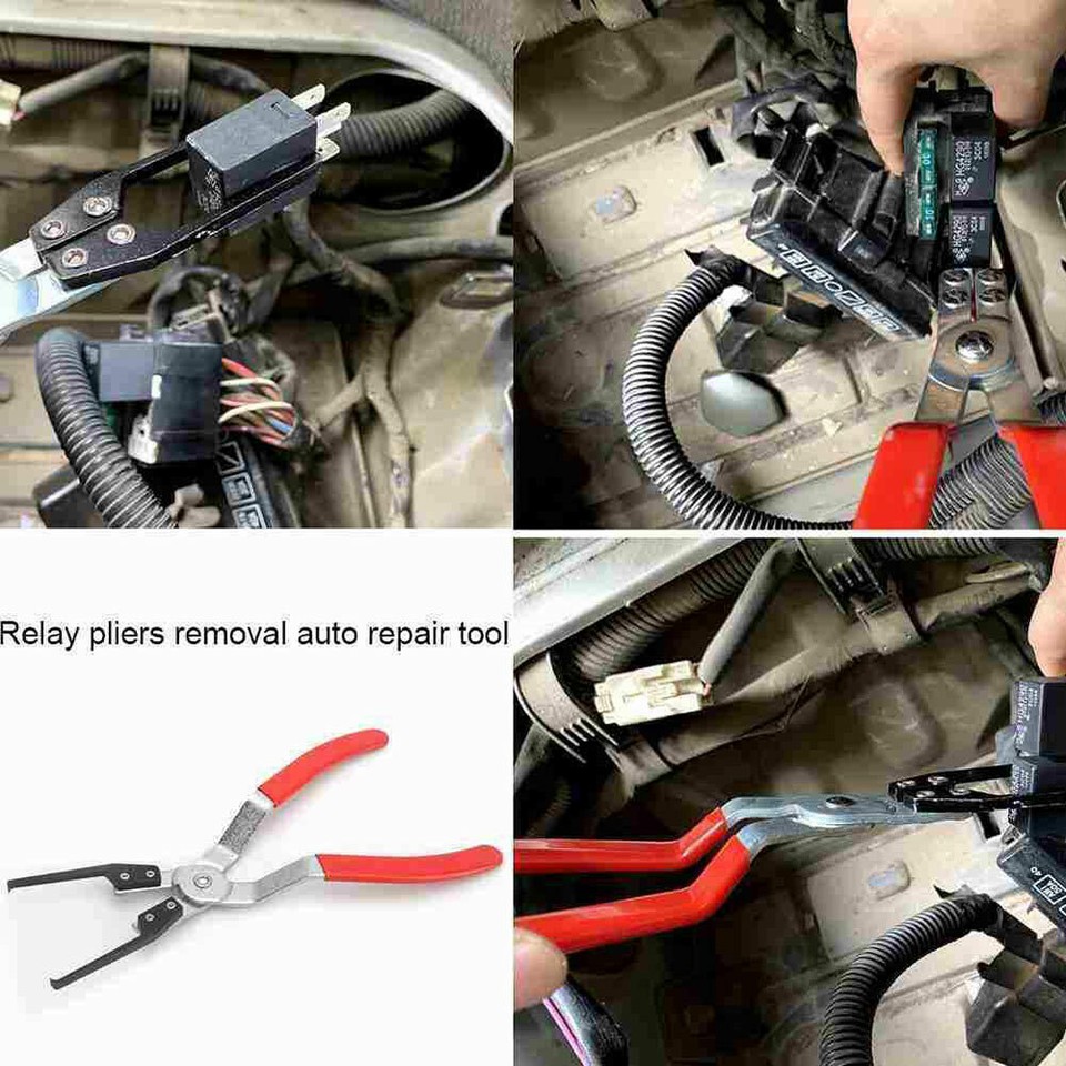 Automotive Relay Clamp Fuse Puller Car Vehicle Remover Pliers Clip Hand ...