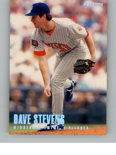 1996 Fleer Dave Stevens 178 Tiffany Minnesota Twins | eBay