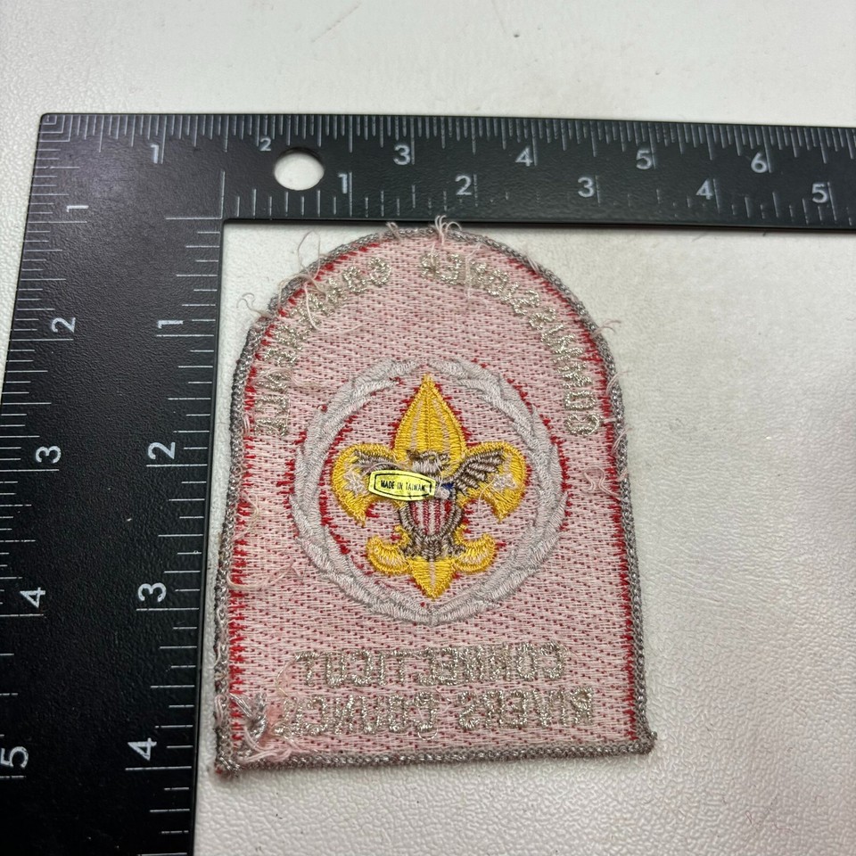Vtg / Used COMMISSIONER CONF CONNECTICUT RIVERS CNCL Boy Scouts Badge ...