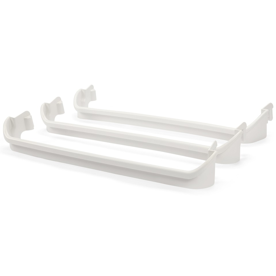 3PC Door Rack Shelf Retainer Bar For Frigidaire Refrigerator 240534701 ...