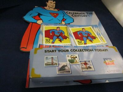 Superman USPS Commemorative Stamp Info Brochure Store Display | eBay