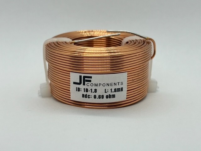 JFcomponents 1.8mH audio inductor coil 18 gauge air core coil for ...