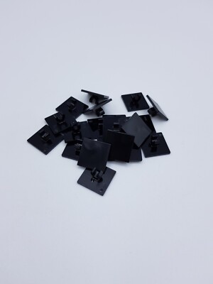 LEGO LOT 20 X PANNEAU 2X2 W SNAP NOIR REF 15210 / 65673 / 6323189 *NEUF ...