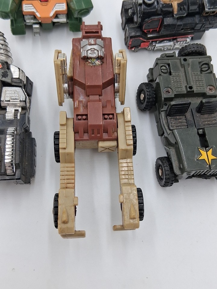 Vintage GoBots Transformers Lot of 5 1980s Bandai - Geeper Creeper Jeep ...