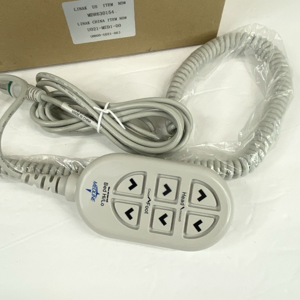 Medline Hi Lo Hospital Bed Remote Pendant Hand Control Full Electric ...