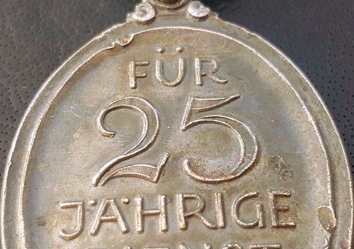 9628 German post WW1 Bavarian Fire Service Decoration for 25 Years ...