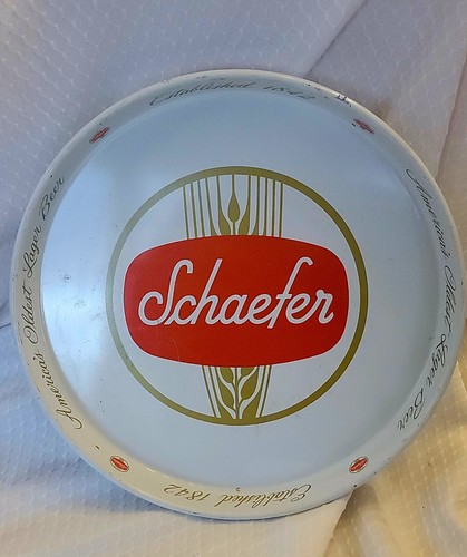 Vintage Schaefer Serving Tray Original America's Oldest Beer Albany NY ...