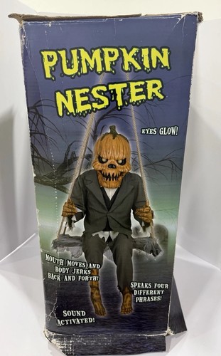 RARE AS IS Spirit Halloween Pumpkin Nester 2013 Animatronic READ | eBay