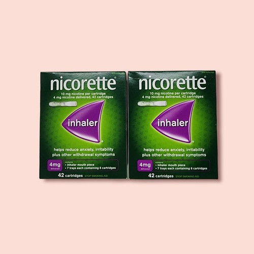 Nicorette Inhaler Stop Smoking Aid Refill Pack - 42 Pieces for sale ...