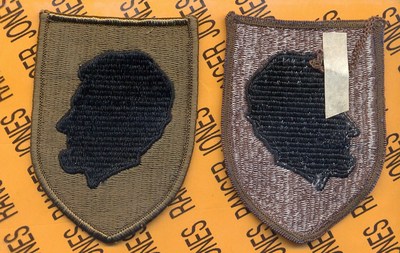 US Army Illinois Army National Guard ARNG OD Green & Black patch m/e | eBay