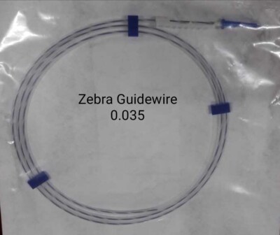 Zebra Stripped Guidewire Urology (Size 0.032") 150cm Straight Tip Free ...