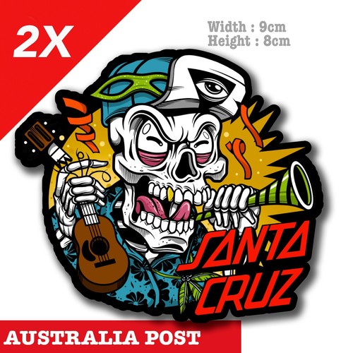 SANTA CRUZ Skull Sticker | eBay Australia