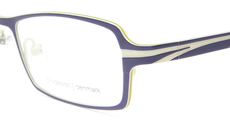 NEW PRODESIGN DENMARK 1390 c.3411 PURPLE EYEGLASSES FRAME 50-16-130 ...