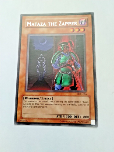 Yu-Gi-Oh! Mataza the Zapper Invasion of Chaos IOC-086 Unlim. Rare ...