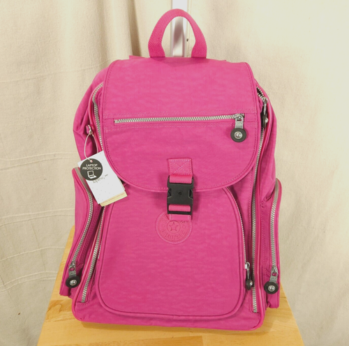 Kipling Alcatraz II Wheeled Rolling Laptop Backpack Pink Very Berry ...