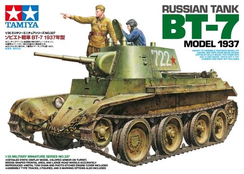 TAMIYA 35327 Soviet BT-7 1937 Tank 1/35 Military Model Kit WWII NUOVO ...