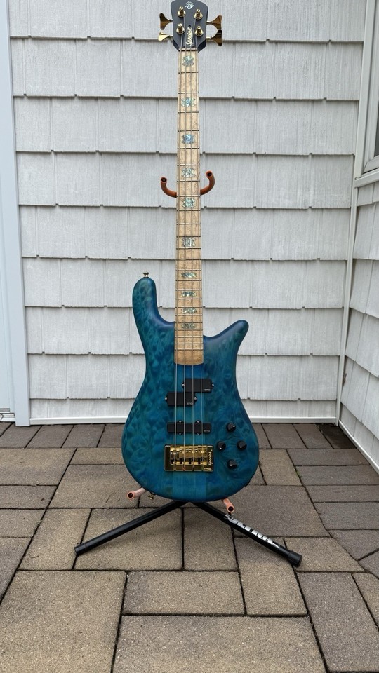 Spector NS- Custom Bass, 2014, Bahama Blue, with OHSC | eBay