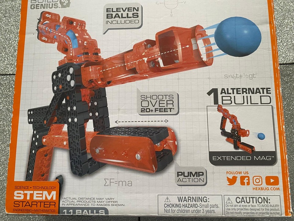 HEXBUG Vex Robotics Switch Grip Ball Shooter Construction Set | eBay UK