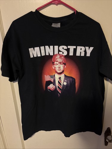 Ministry Filth Pig Design Boot T Shirt Size Large Black Industrial | eBay